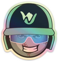 Nobriga Mascot Two Cool Limited Die Cut Sticker - Nobriga Sports